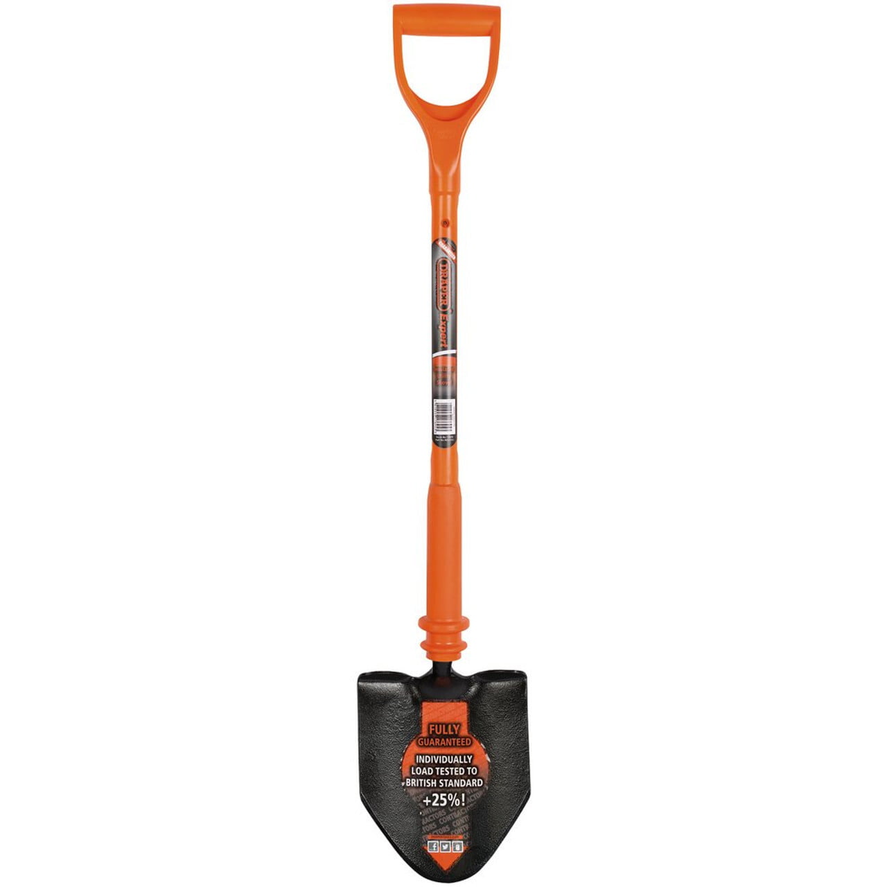 Insulated general service shovel