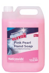 Pink hand soap